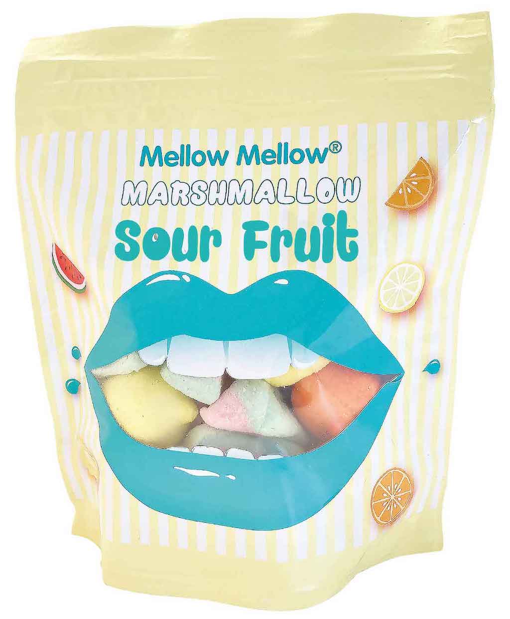 Mellow Mellow Sour Fruits 125g - naschkater.com - das Süßigkeiten ...
