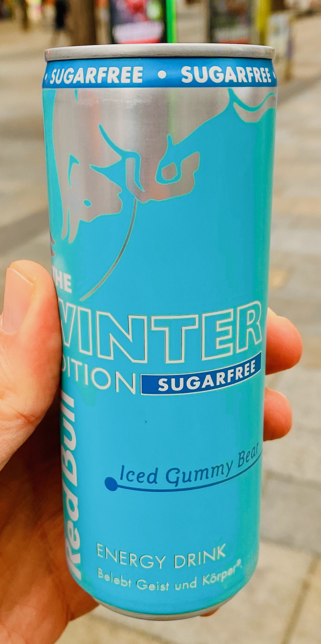 Red Bull Winter Edition Sugarfree Iced Gummy Bear Energy Drink ...