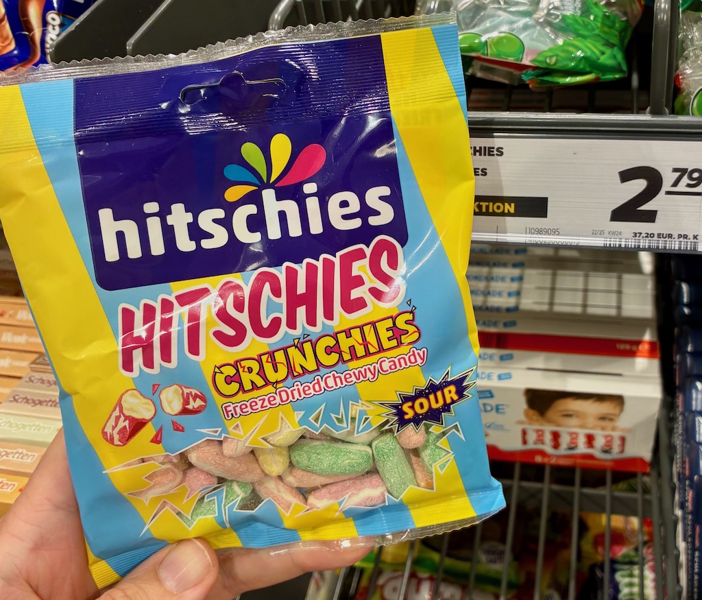 Hitschies Crunch Freeze Dried Chewy Candy Sour - naschkater.com - das ...