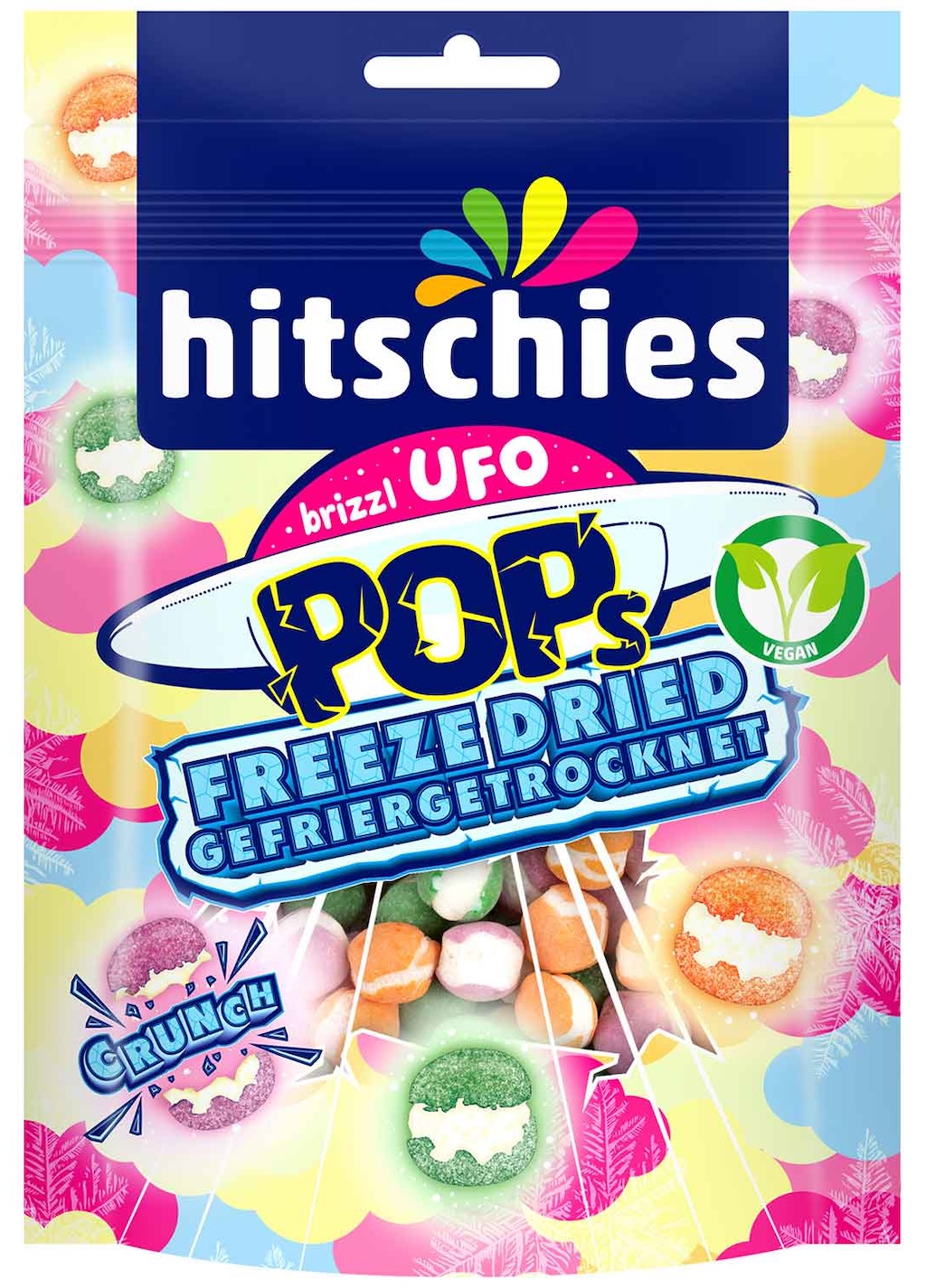 Hitschies Brizzl Ufo-Pop's Freezedried Crunch 50g - naschkater.com ...