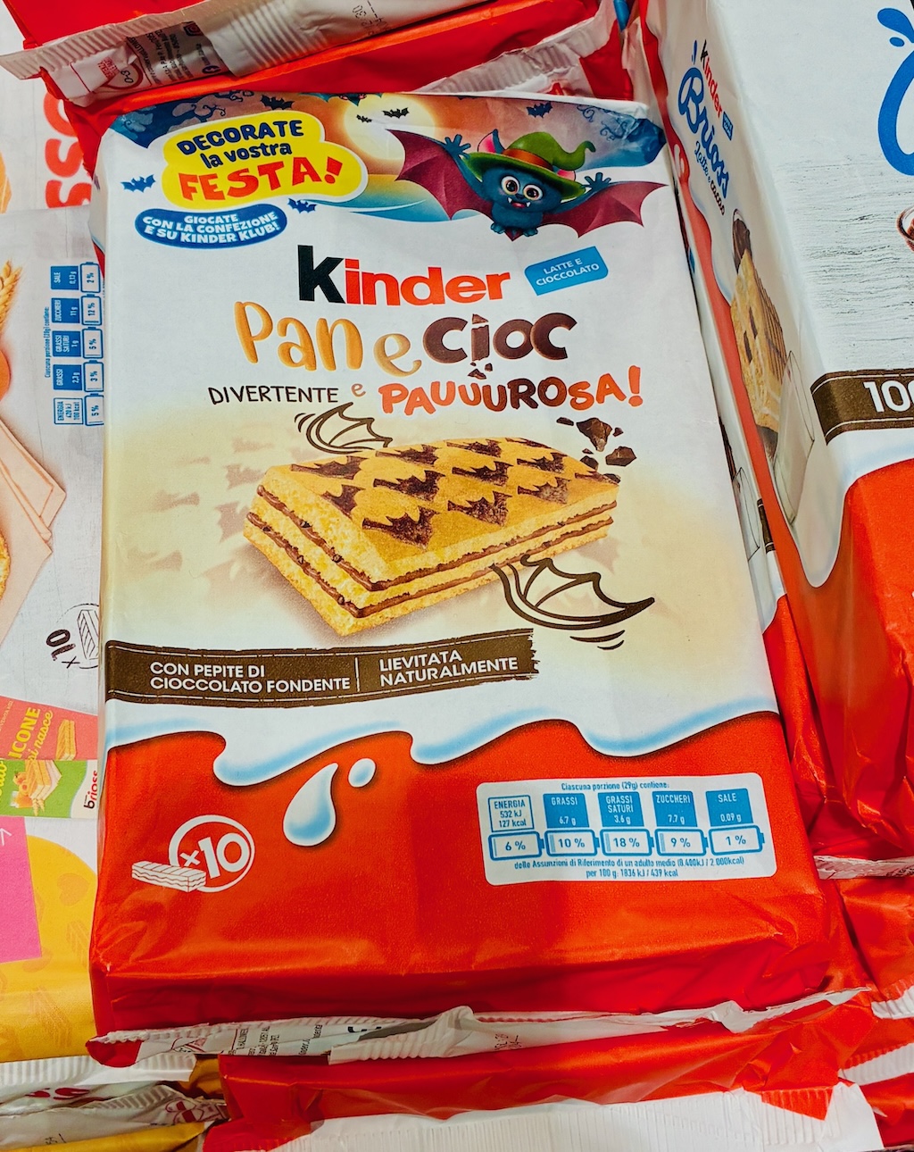 Ferrero Kinder Pan e Cioc 10er 2025 - naschkater.com - das Süßigkeiten ...